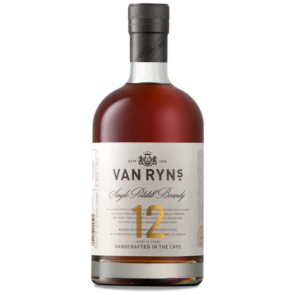 VAN RYN'S 12 YEAR OLD BRANDY 75cl – GOREY WINE CELLAR